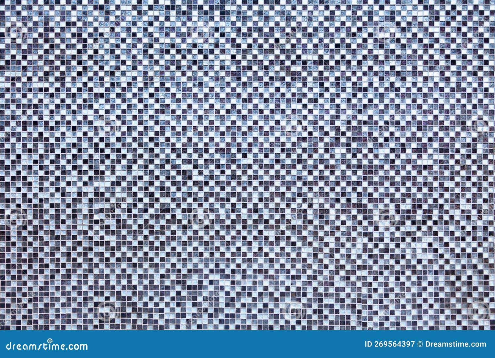 White and Blue Square Tiles Pattern Stock Illustration - Illustration ...