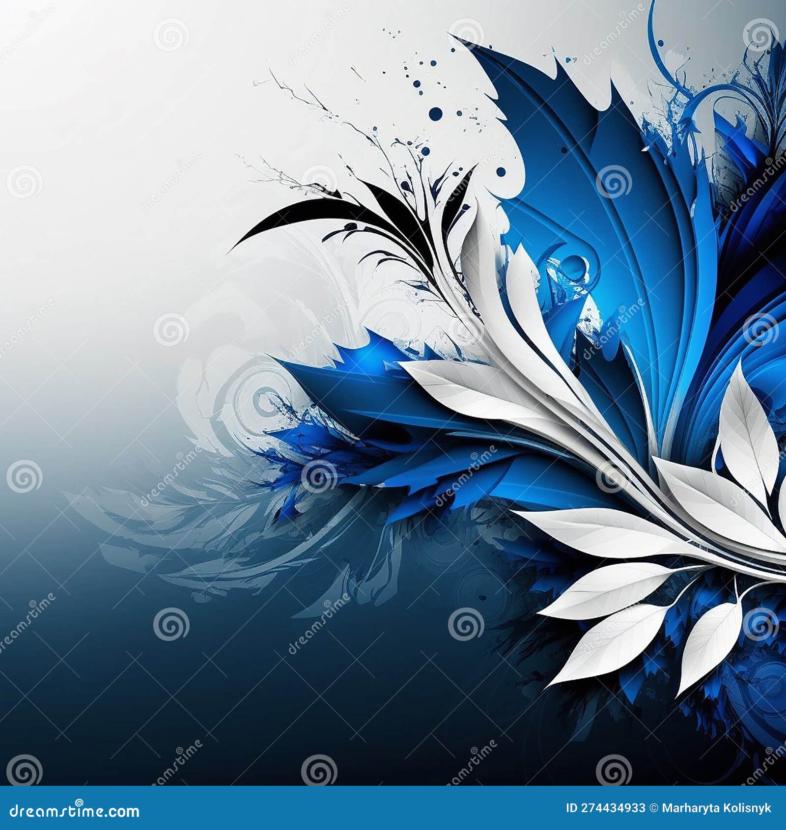 White and blue wallpaper 2 stock illustration. Illustration of abstract ...