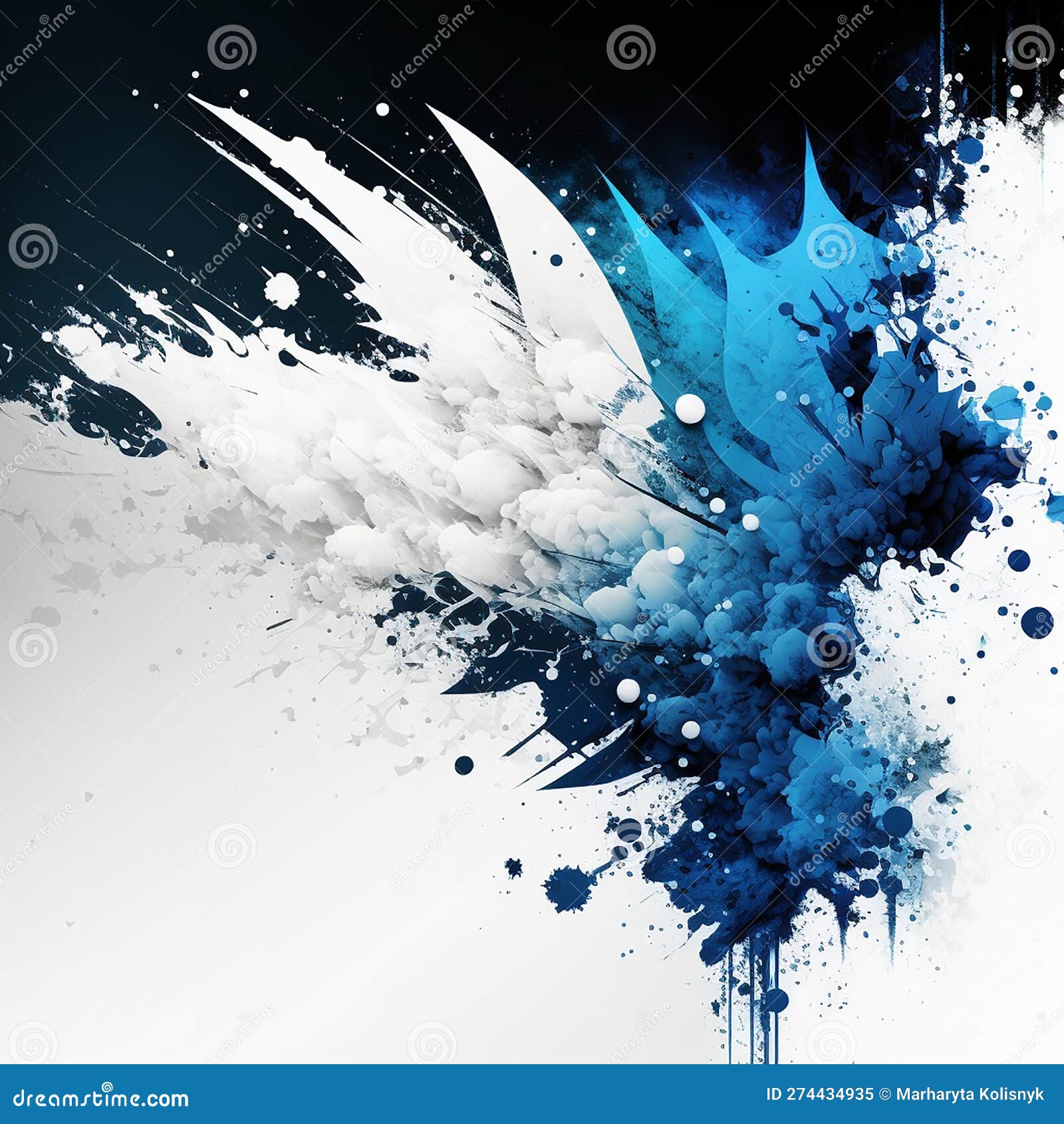 White and blue wallpaper1 stock illustration. Illustration of ...