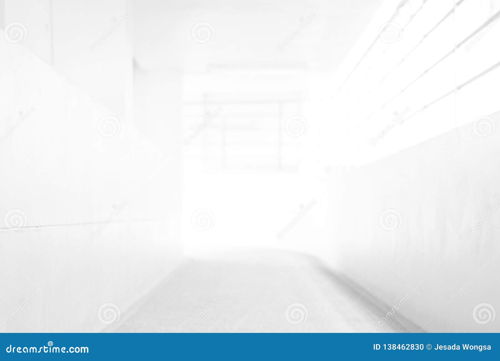 White Blur Abstract Background from Building Hallway for Corridor ...