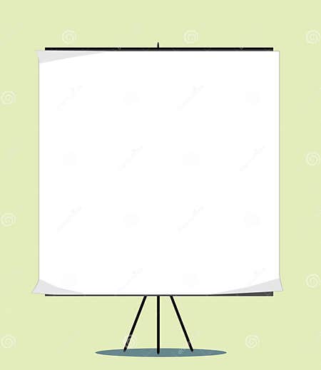 White Board with Empty Space for Your Message Stock Vector ...