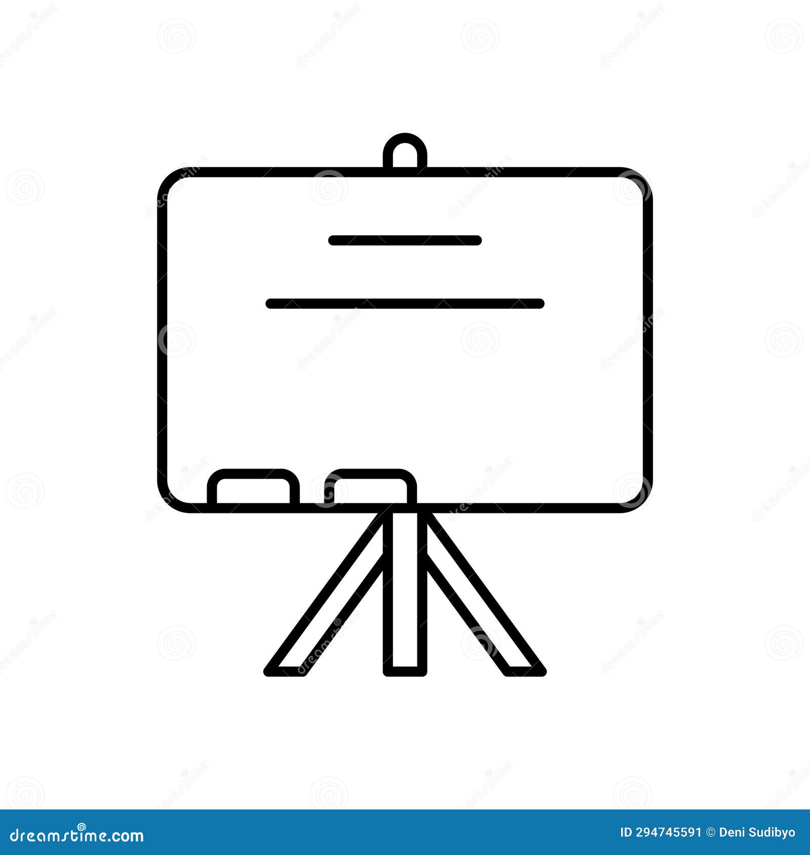 White Board Icon Vector Design Templates Simple and Modern Stock ...
