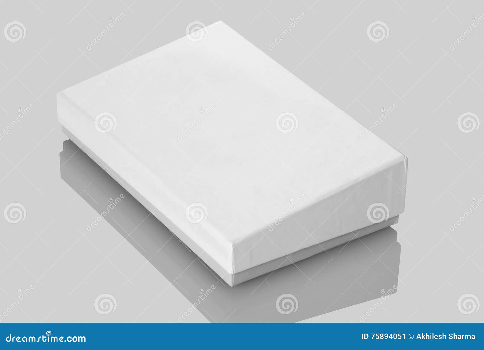White Board Product Packaging Box Stock Image - Image of cardboard ...