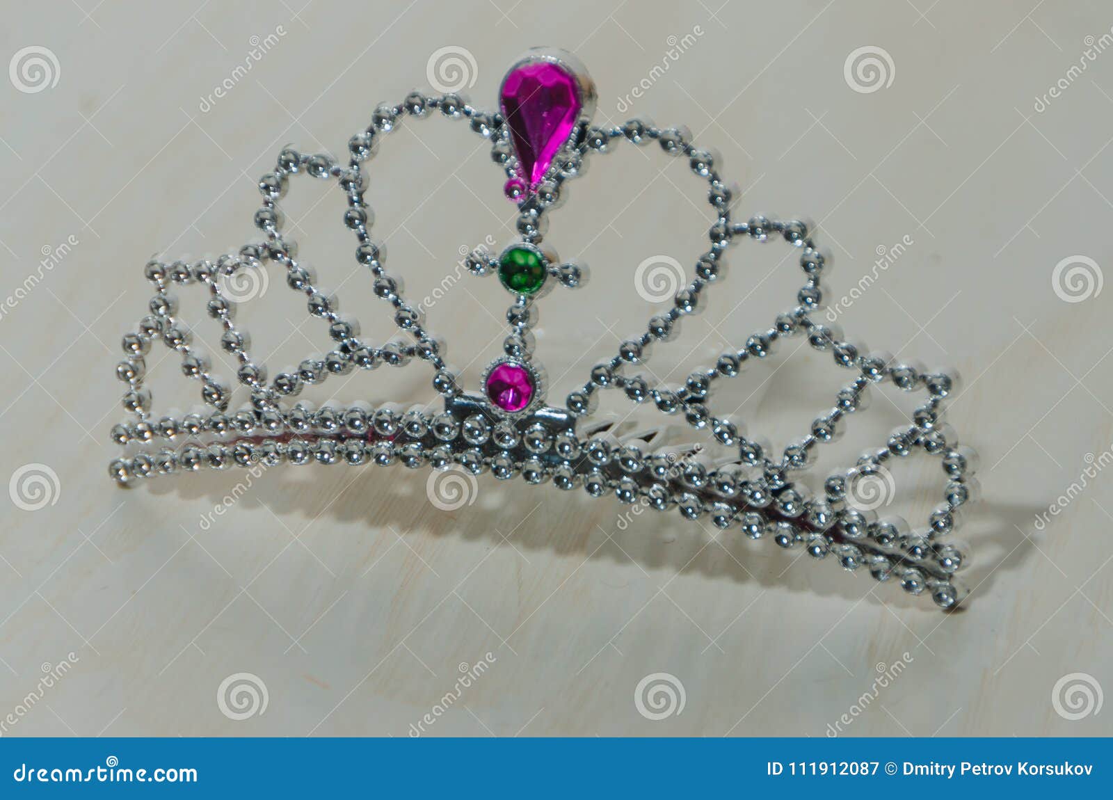 Plastic Tiara On White Background Royalty-Free Stock Image ...