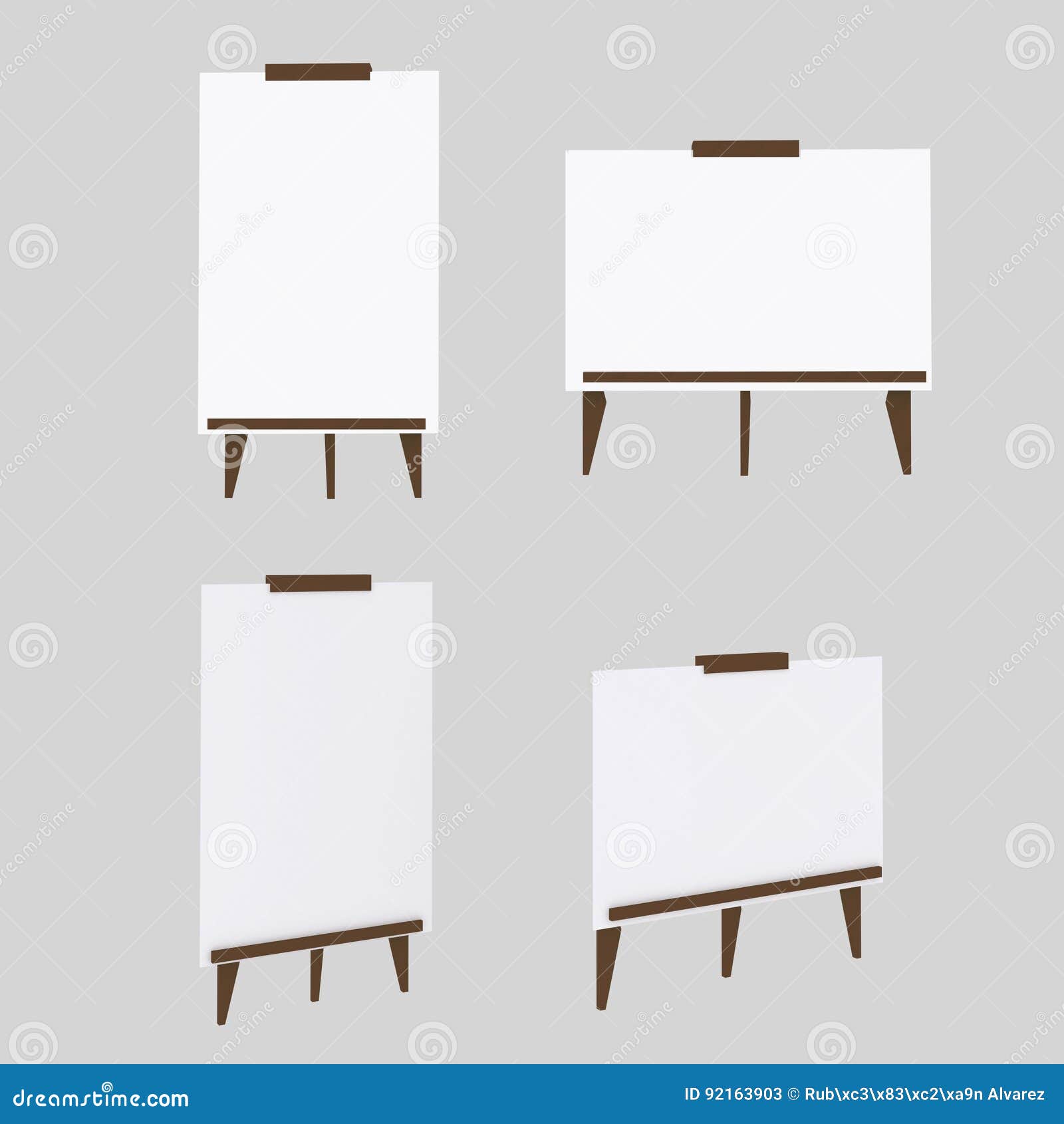 White boards models stock illustration. Illustration of crease - 92163903