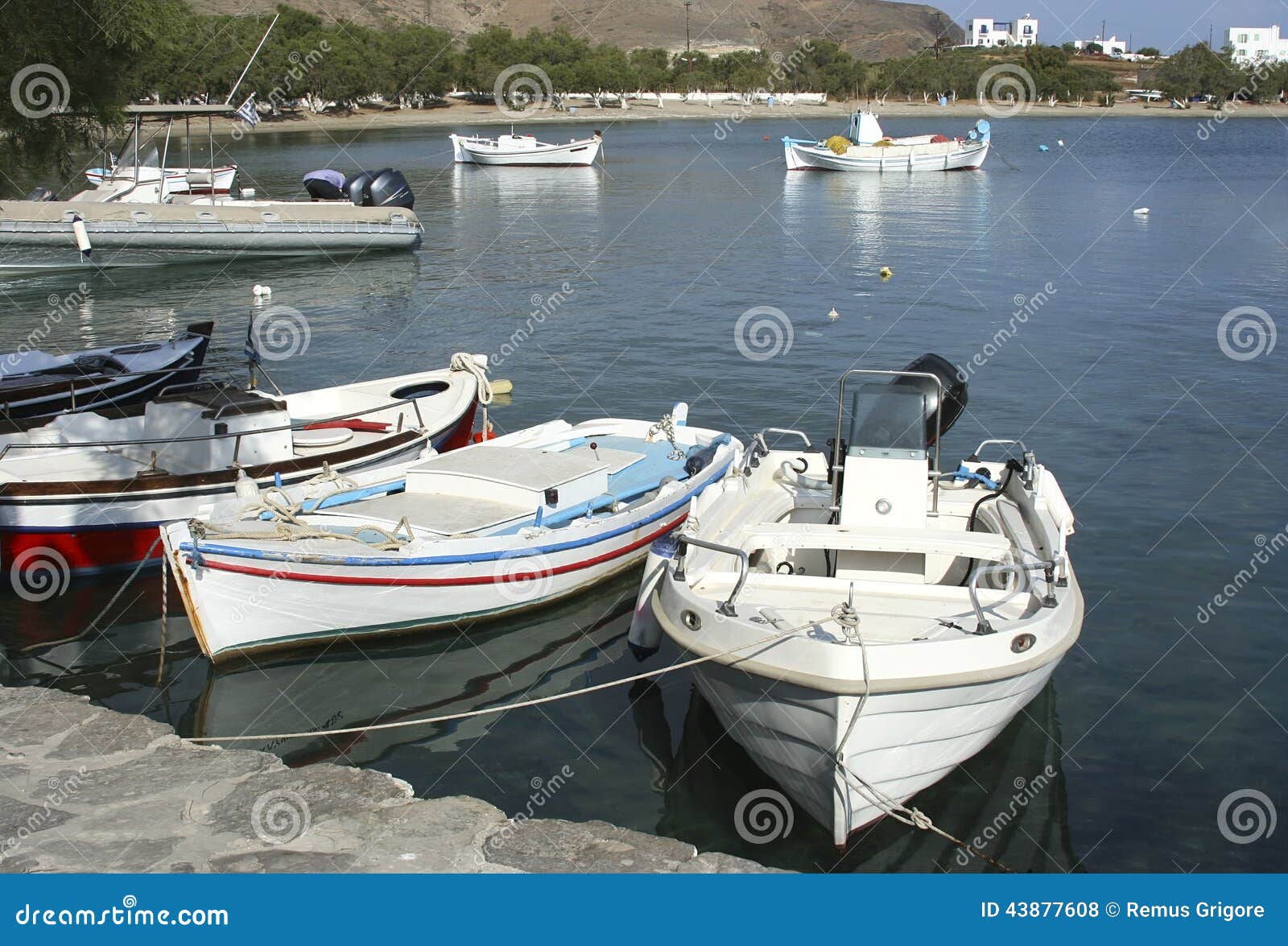 White boats stock photo. Image of white, blue, seashore - 43877608