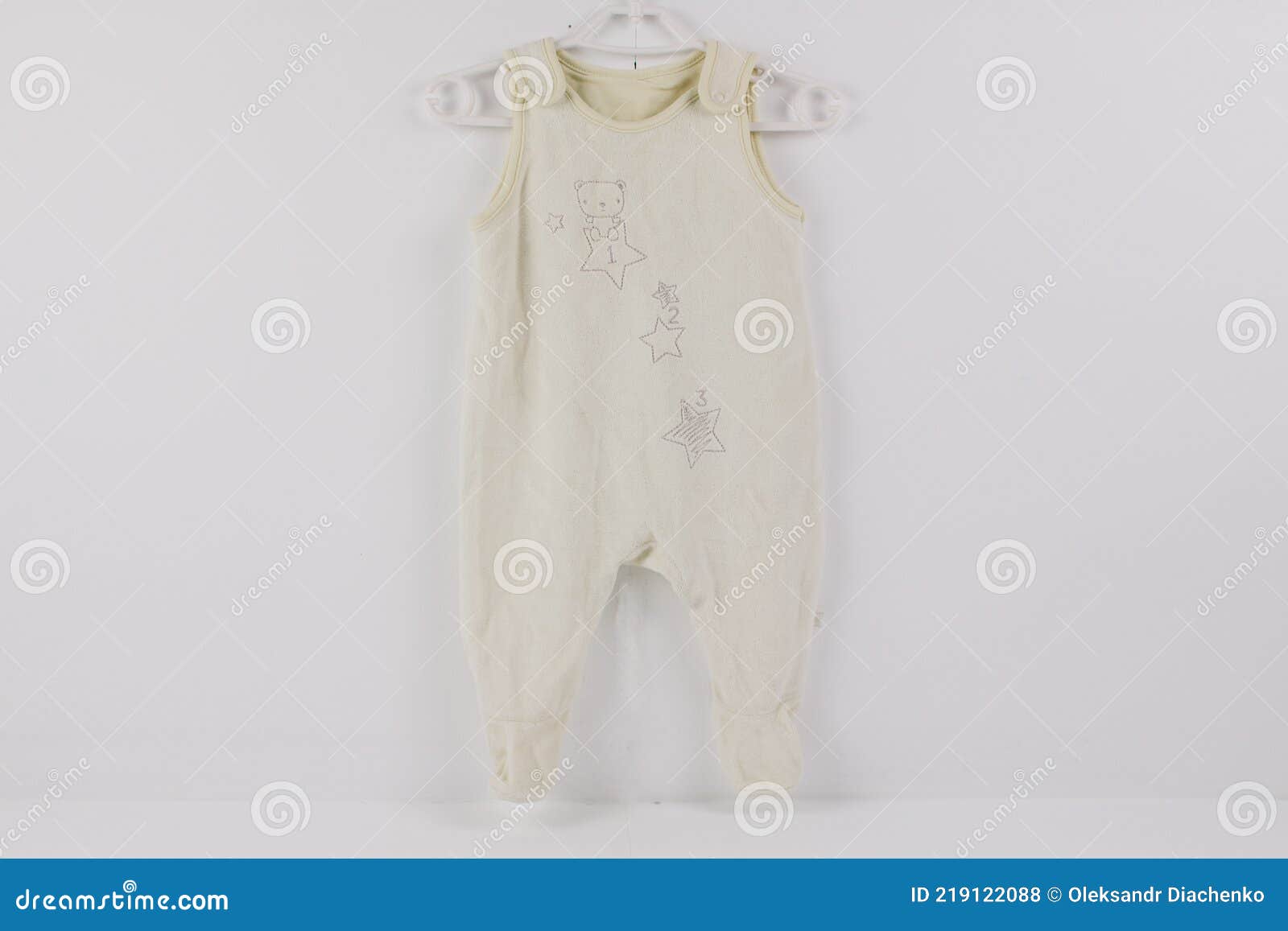 White Body for a Newborn Baby on a White Background Stock Photo - Image ...