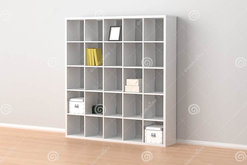 Book rack isolated stock illustration. Illustration of clear - 186132021