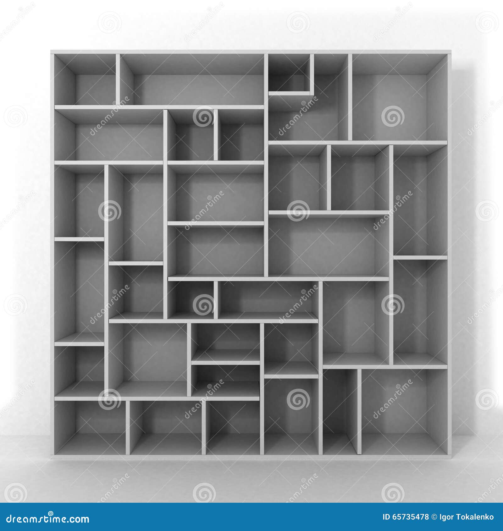 White Bookcase Ceo Office Interior Stock Photo | CartoonDealer.com ...