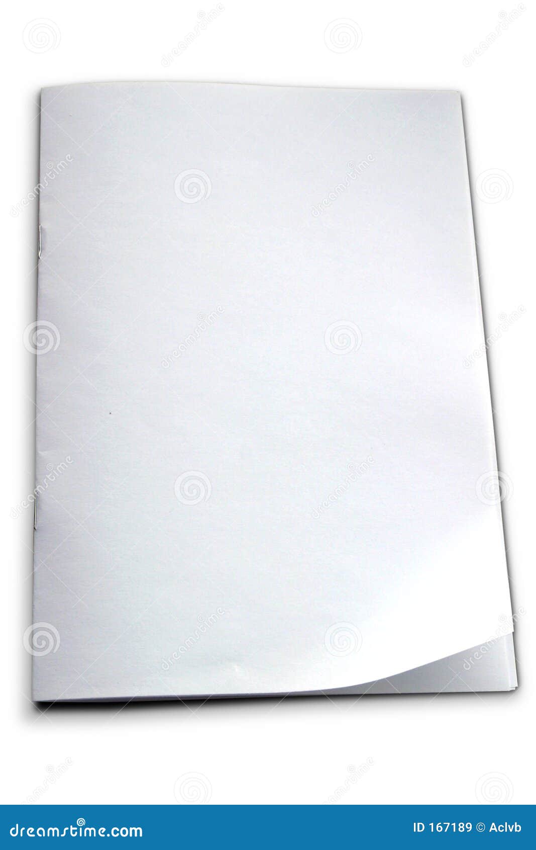 White booklet template stock image. Image of cover, white - 167189