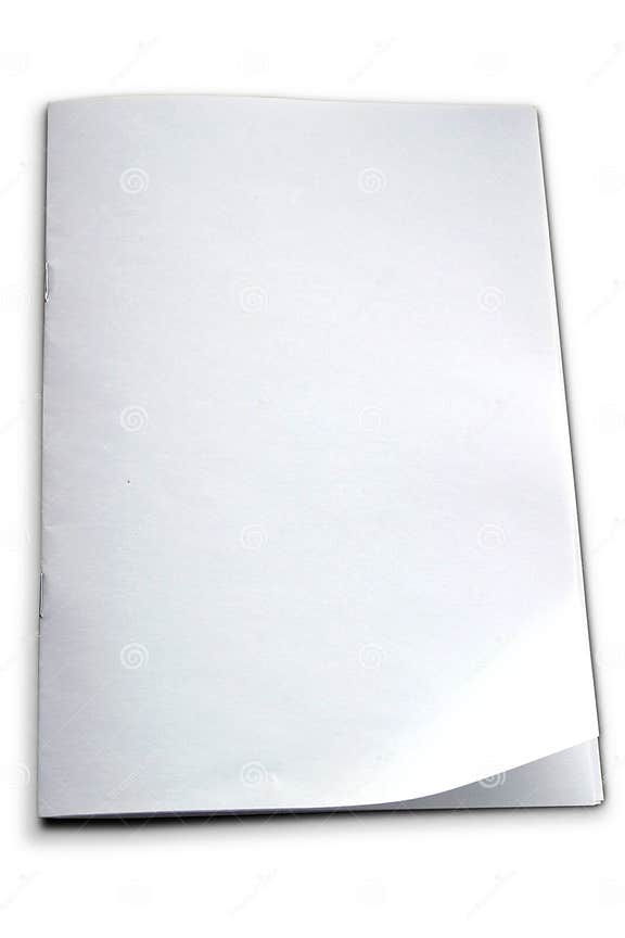 White booklet template stock image. Image of cover, white - 167189