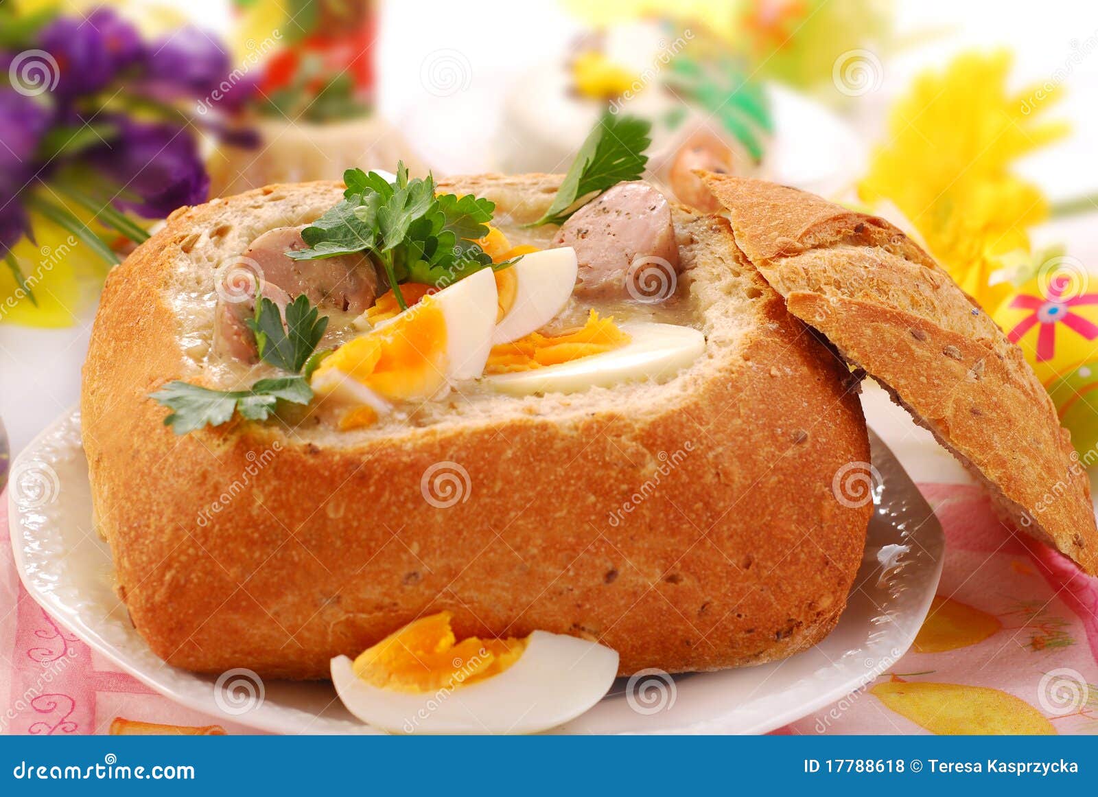 White borscht for easter stock photo. Image of bowl, bakery - 17788618