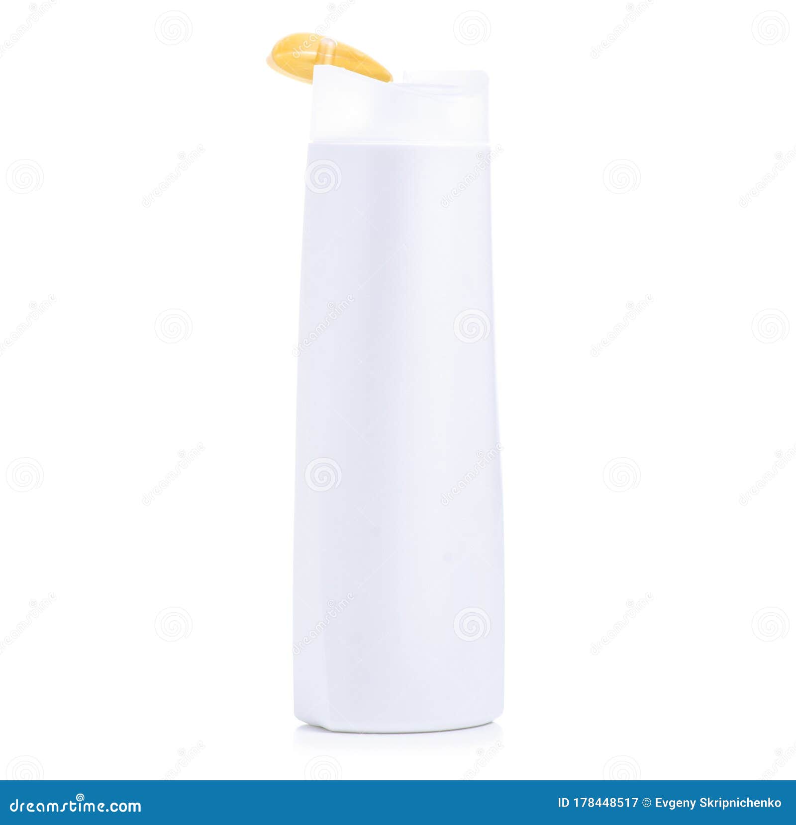 White bottle shampoo stock image. Image of body, hygiene - 178448517