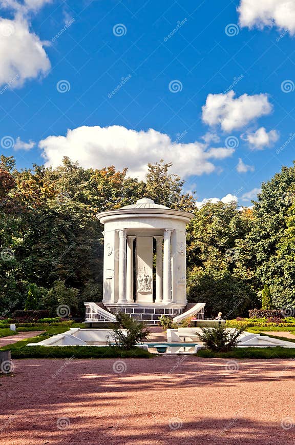 White Bower in Beautiful Park Stock Photo - Image of beautiful, park ...