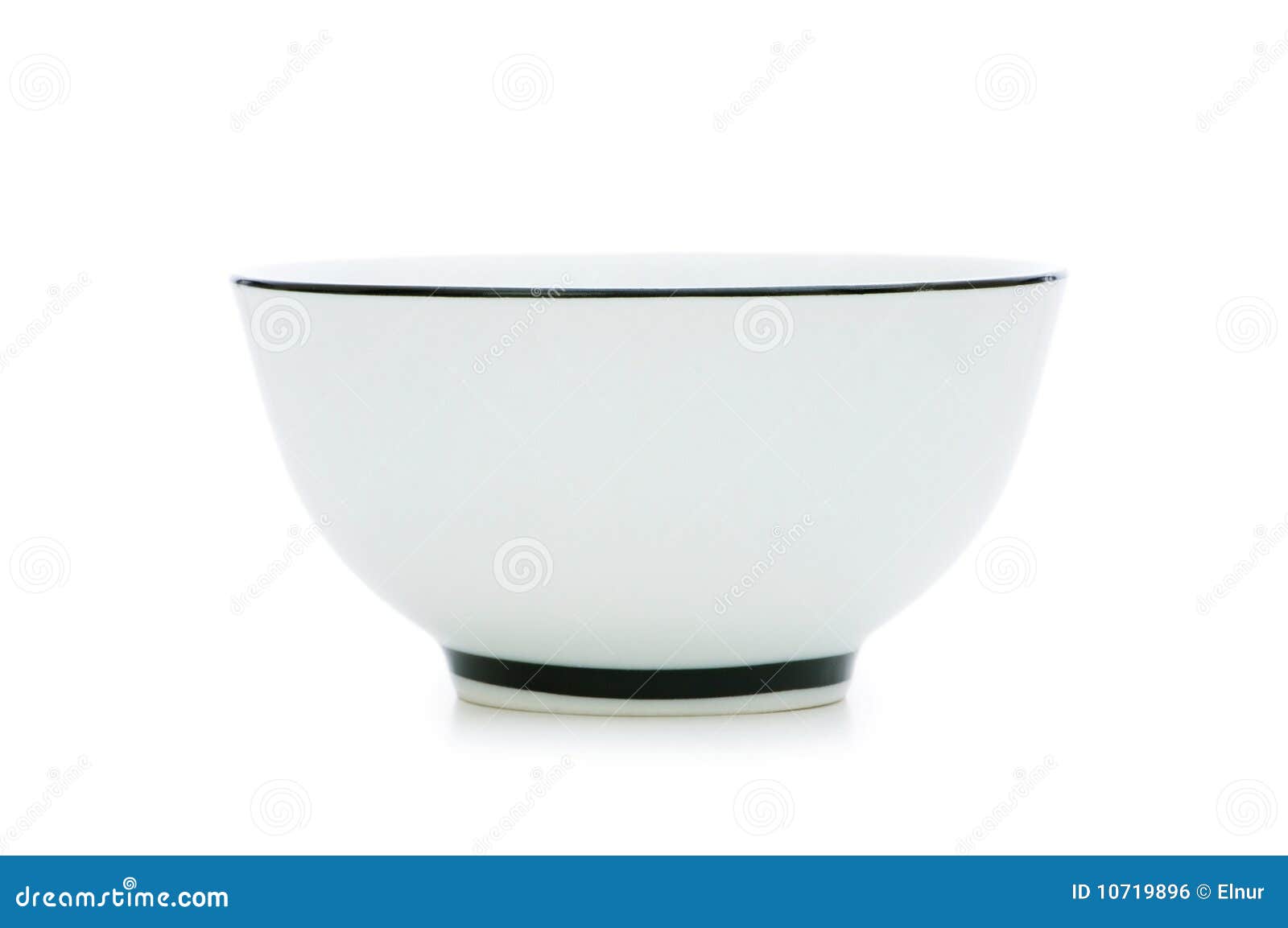 White bowl isolated stock photo. Image of utensil, kitchen - 10719896