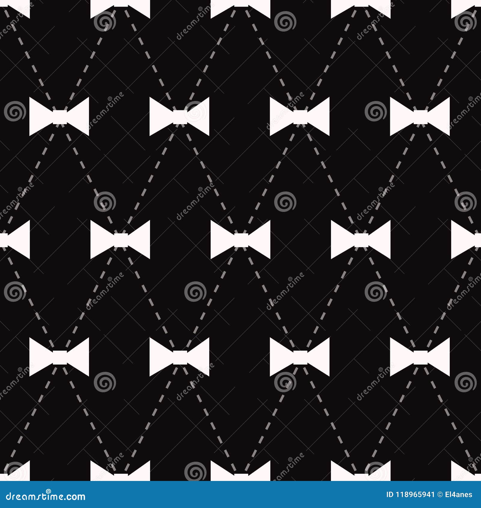 White Bows. Vector Illustration Stock Vector - Illustration of ...