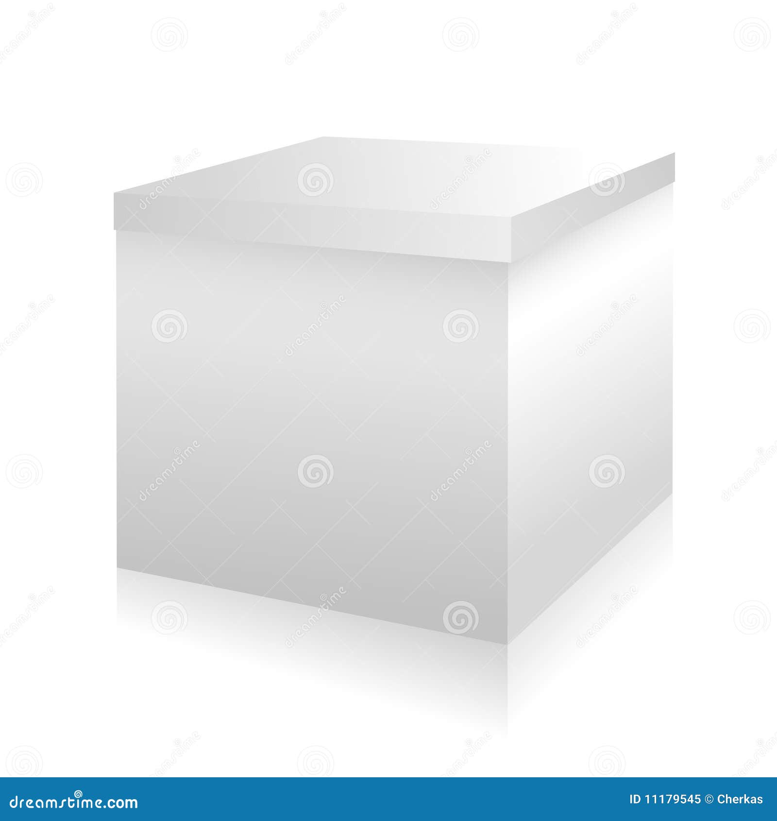 White box stock vector. Illustration of object, application - 11179545