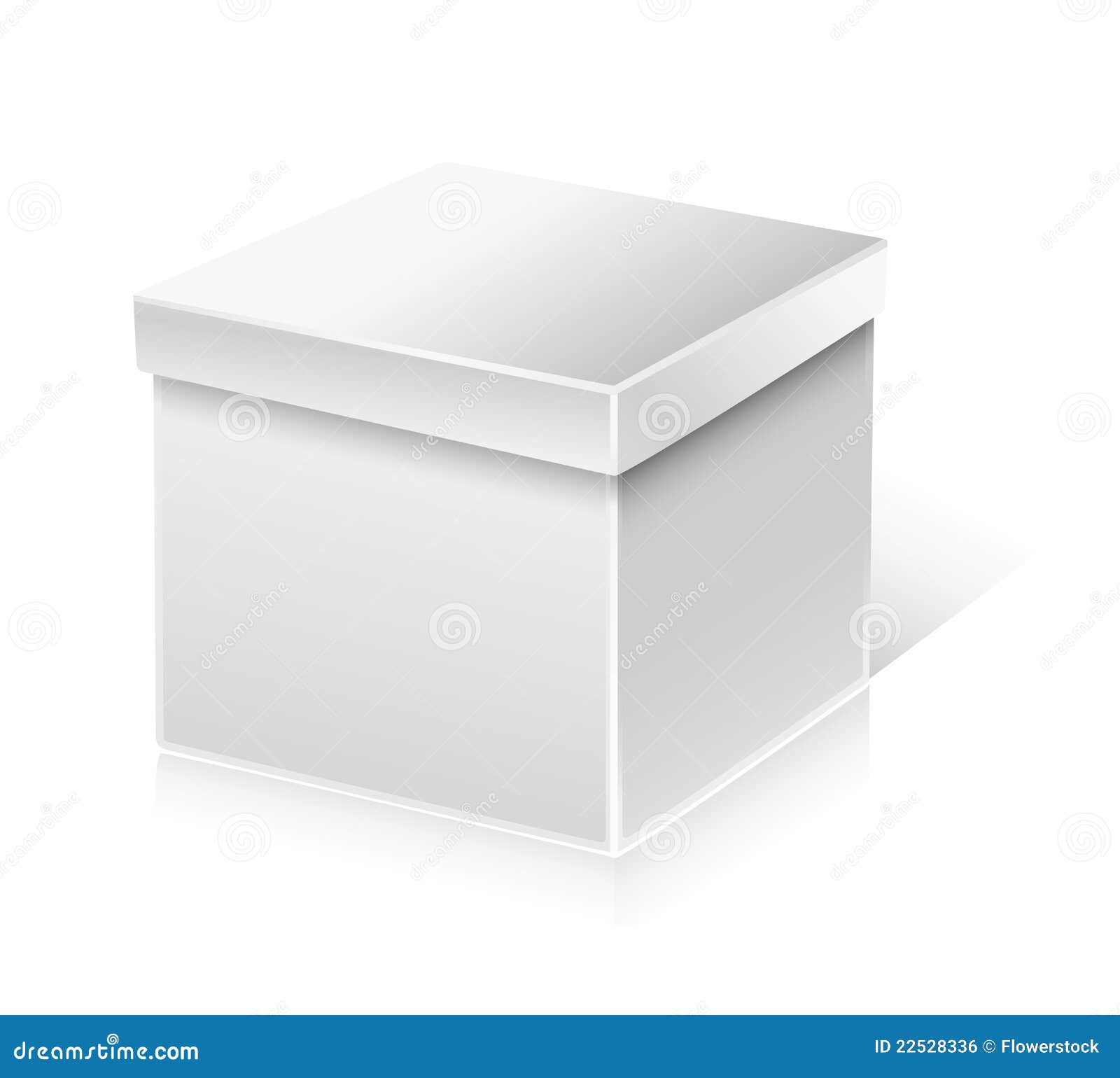 White box stock vector. Illustration of name, paper, design - 22528336
