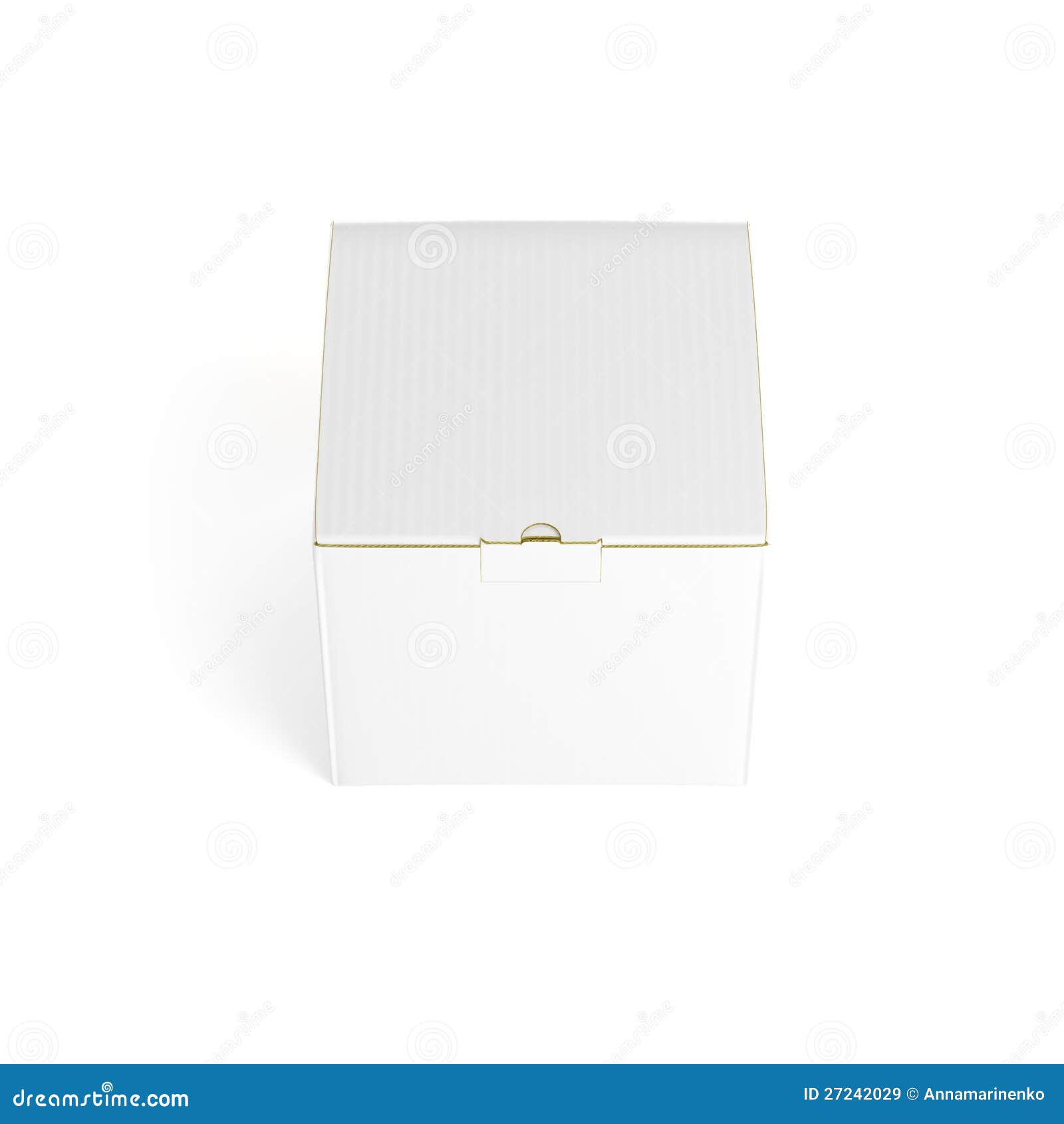 White box. stock illustration. Illustration of blank - 27242029