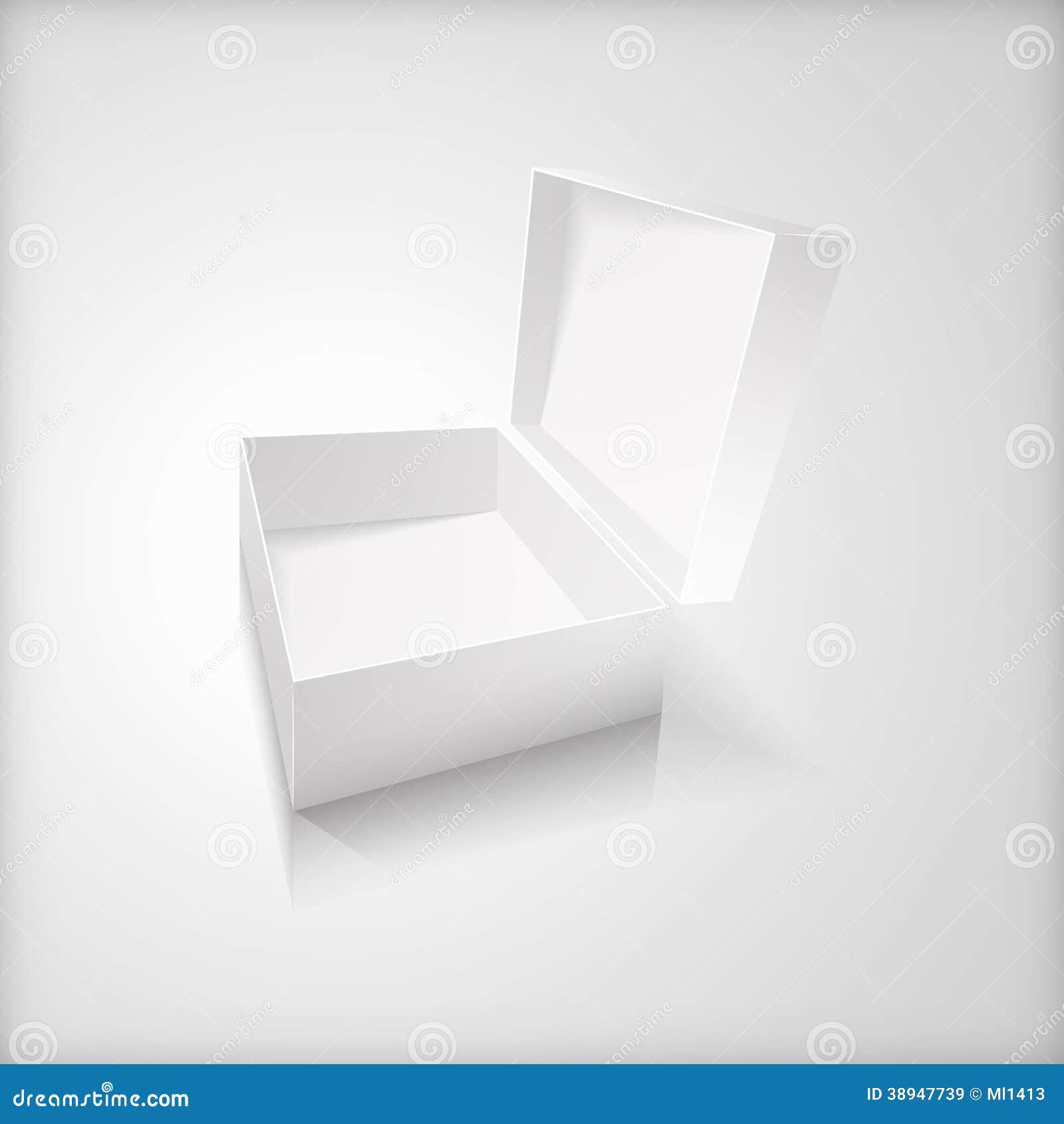 White box stock vector. Illustration of opening, rectangle - 38947739