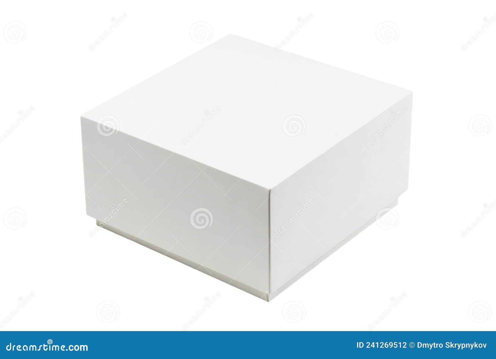 White Box on White Background Stock Photo - Image of shape, retail ...