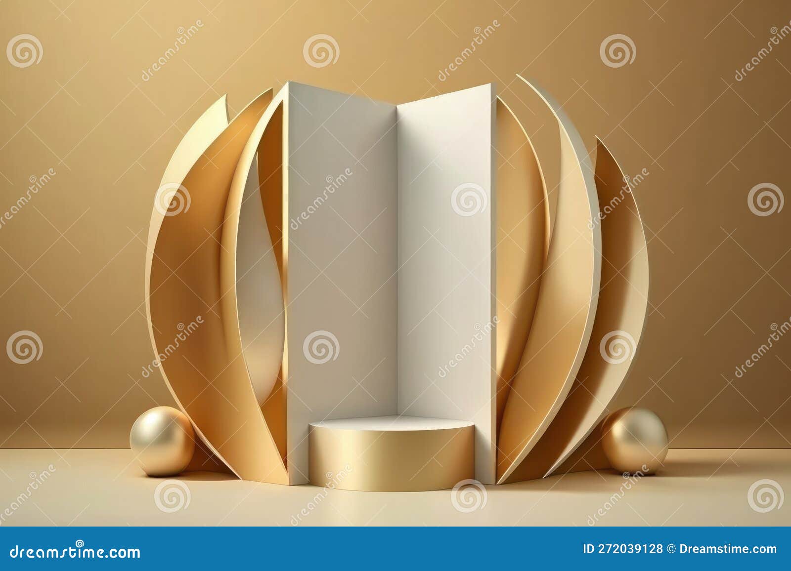 A White Box with a Gold Base and a White Box with the Word Gold on it ...