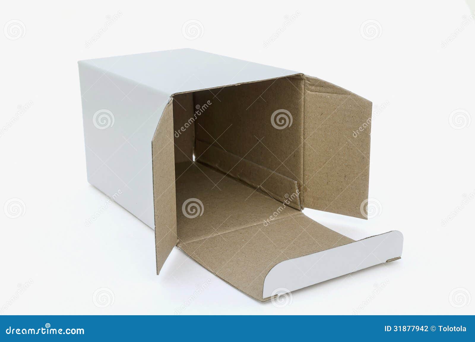 White box stock photo. Image of empty, isolated, packaging - 31877942