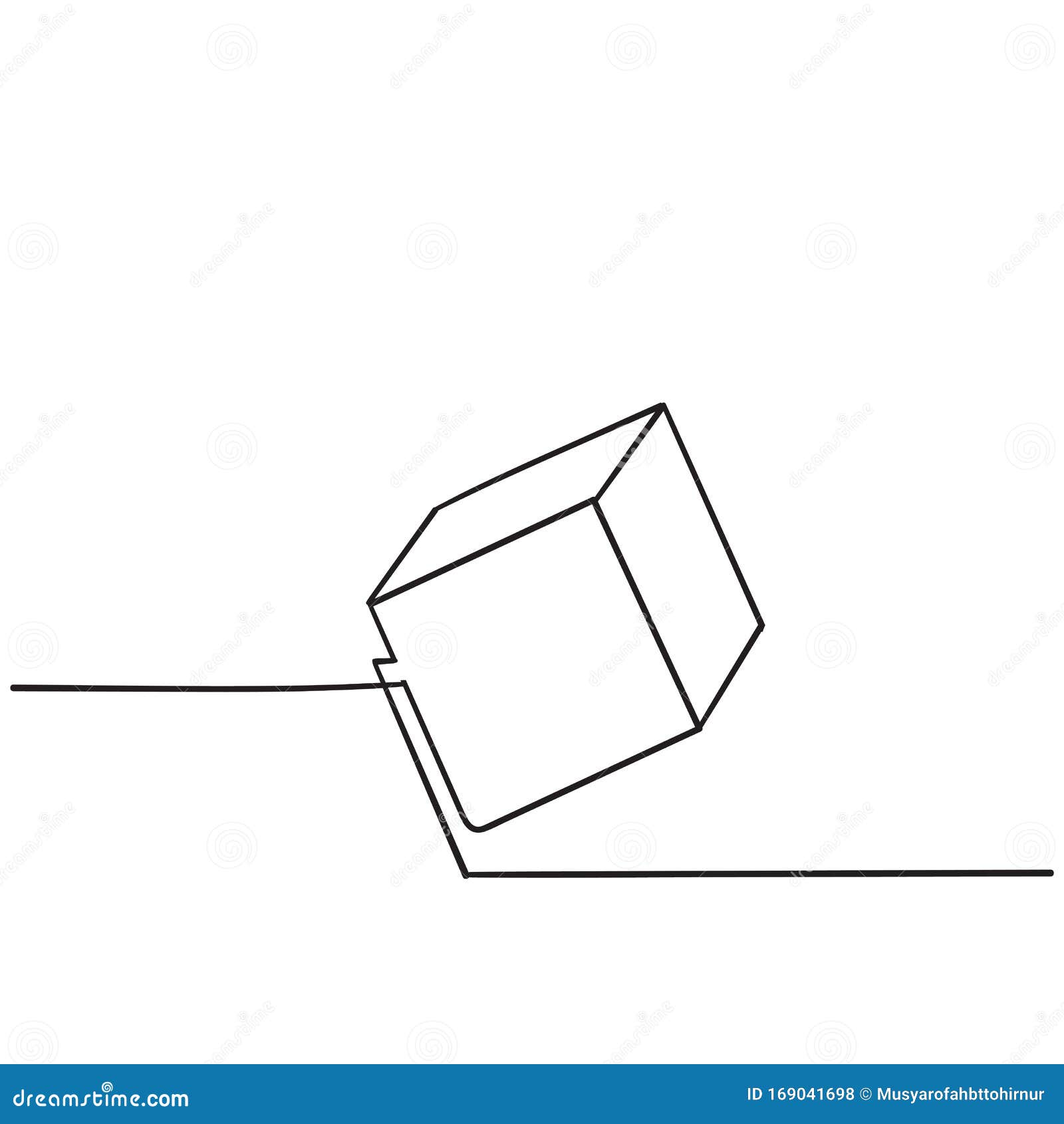 White Box Mockup. Blank Packaging Boxes, Cube Perspective View And ...