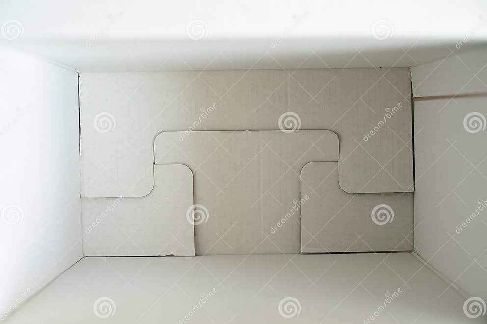 Close Up White Box Packaging, Paper Textured Stock Image - Image of ...