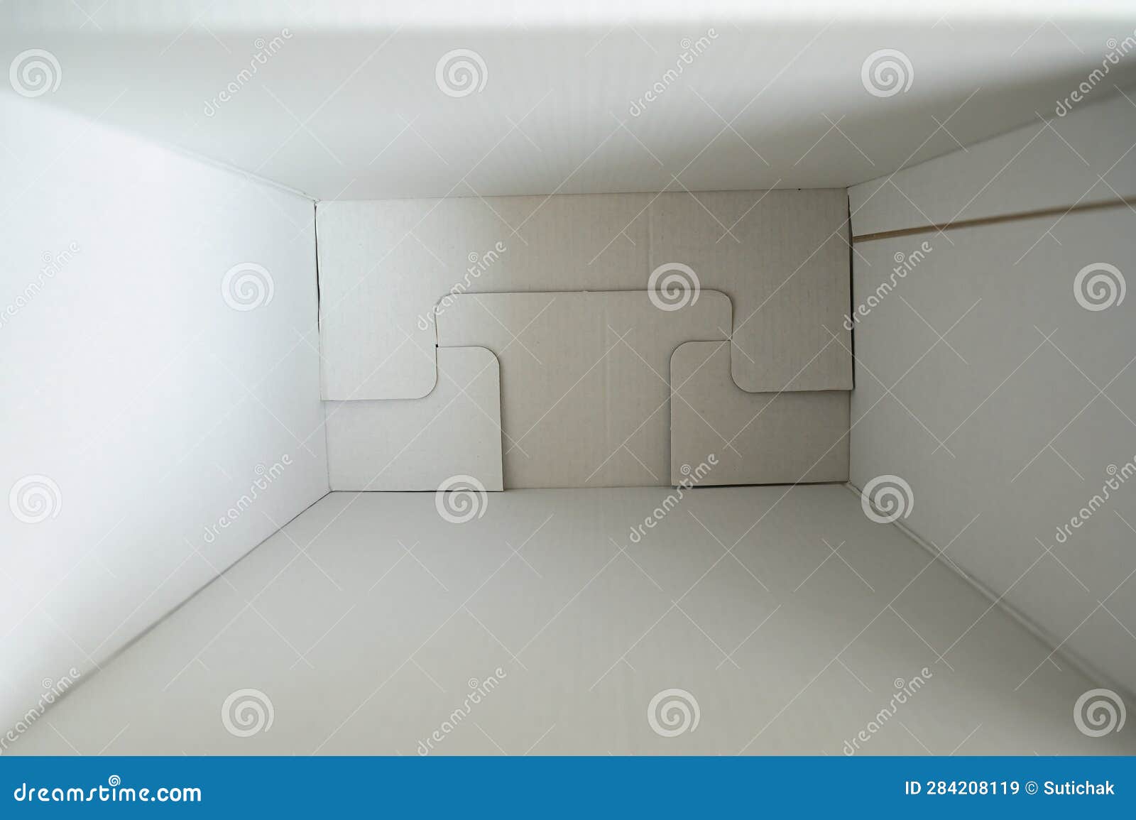 Close Up White Box Packaging, Paper Textured Stock Image - Image of ...