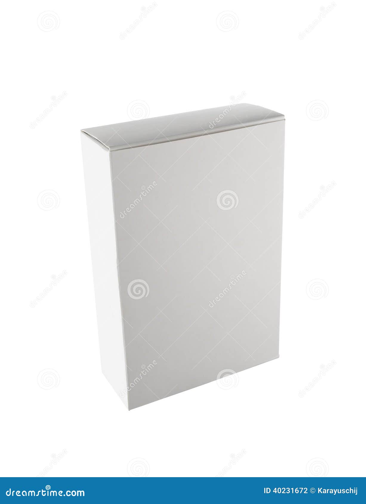 White Box stock photo. Image of carton, merchandise, shape - 40231672