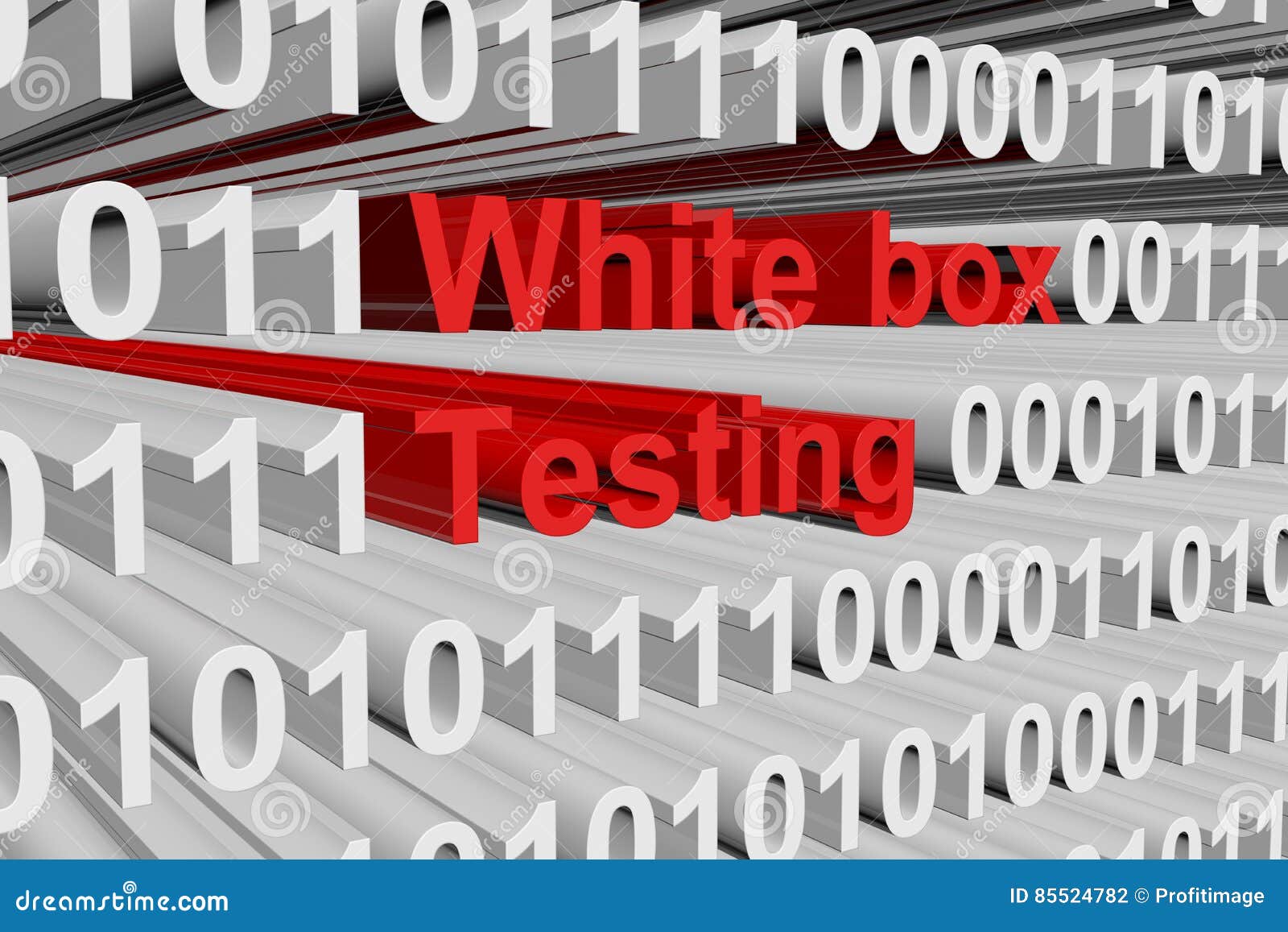 White box testing stock illustration. Illustration of transparent ...