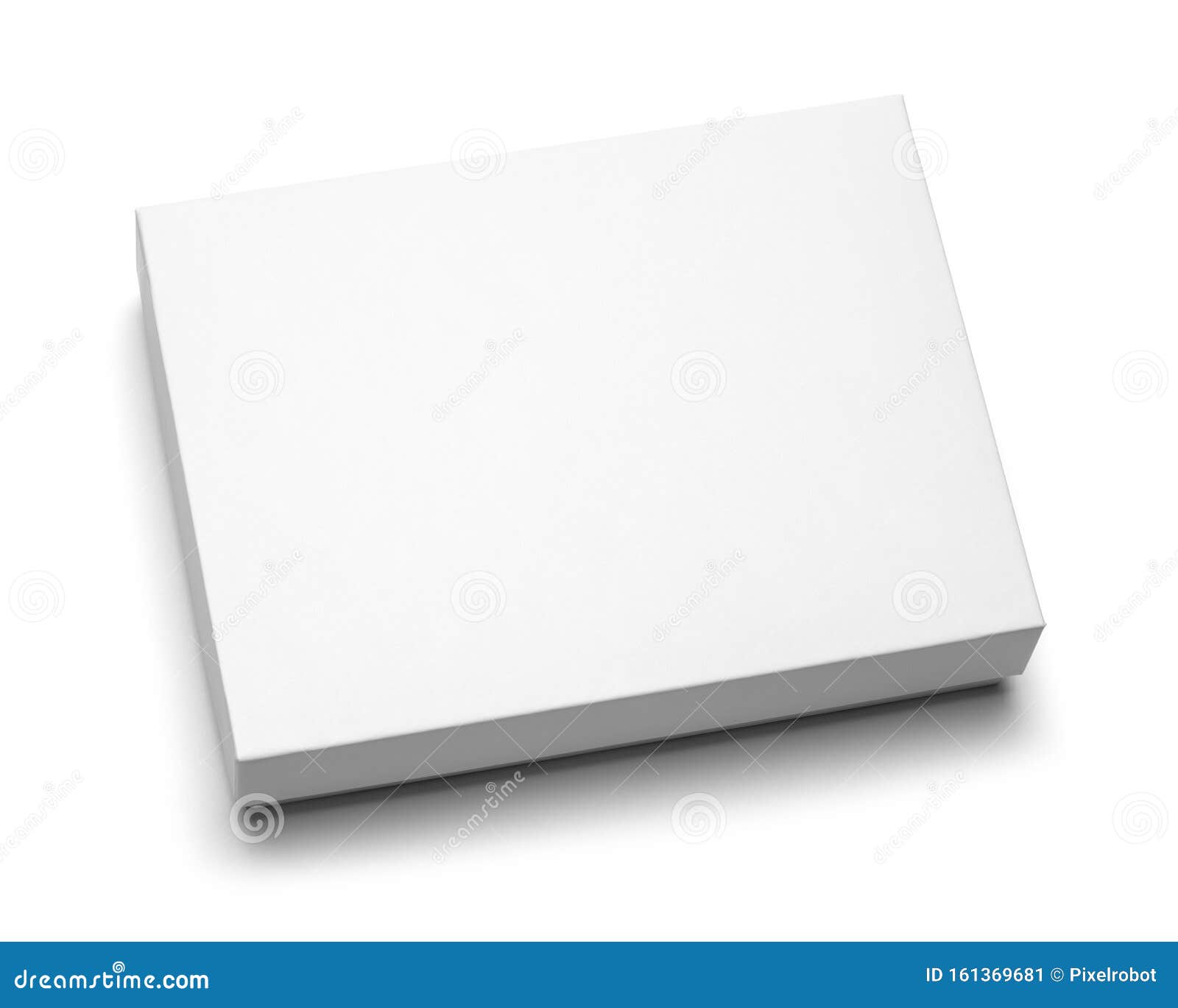 White Box Top View stock image. Image of cardboard, view - 161369681