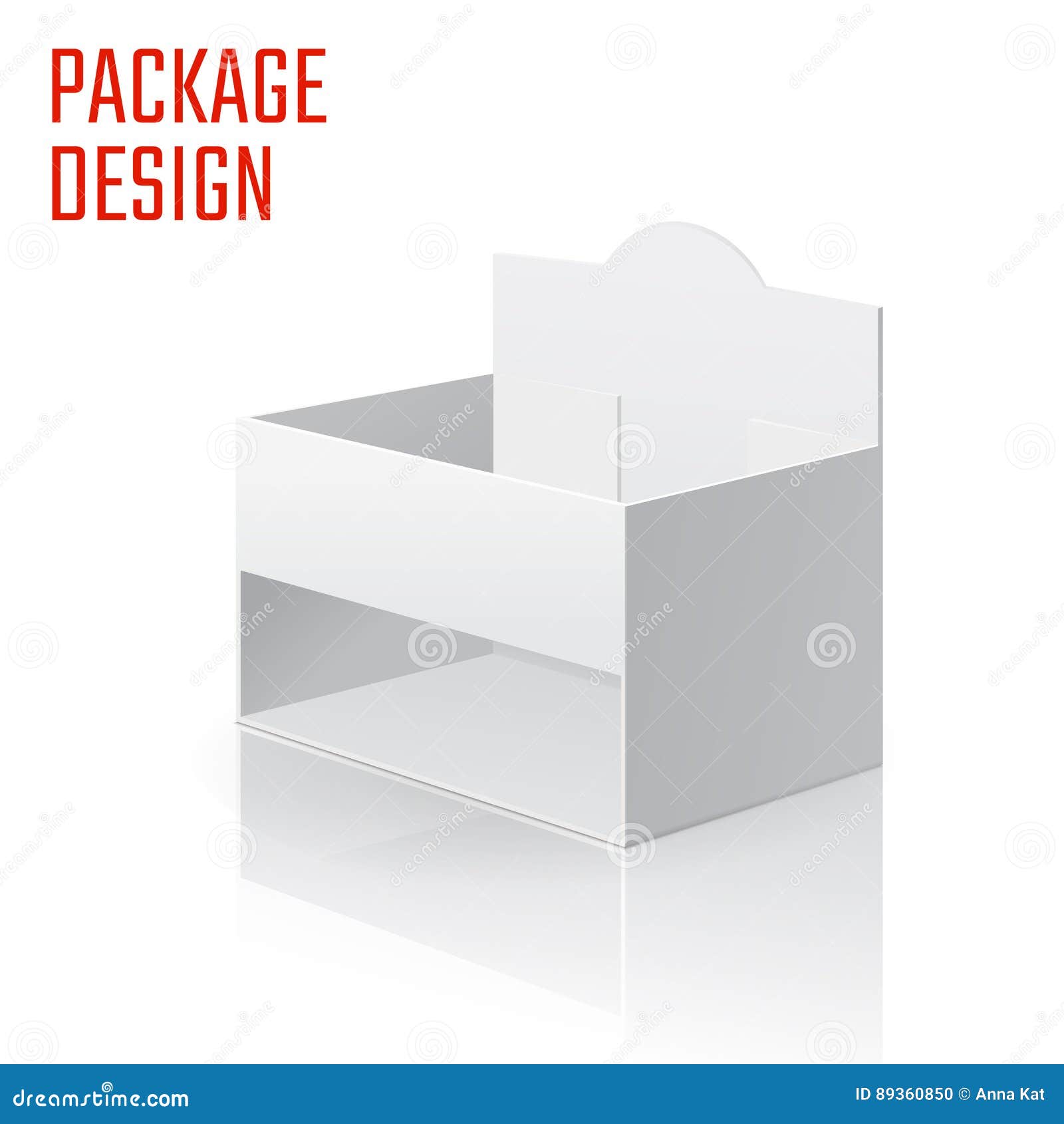 White Box 56-03 stock vector. Illustration of packaging - 89360850