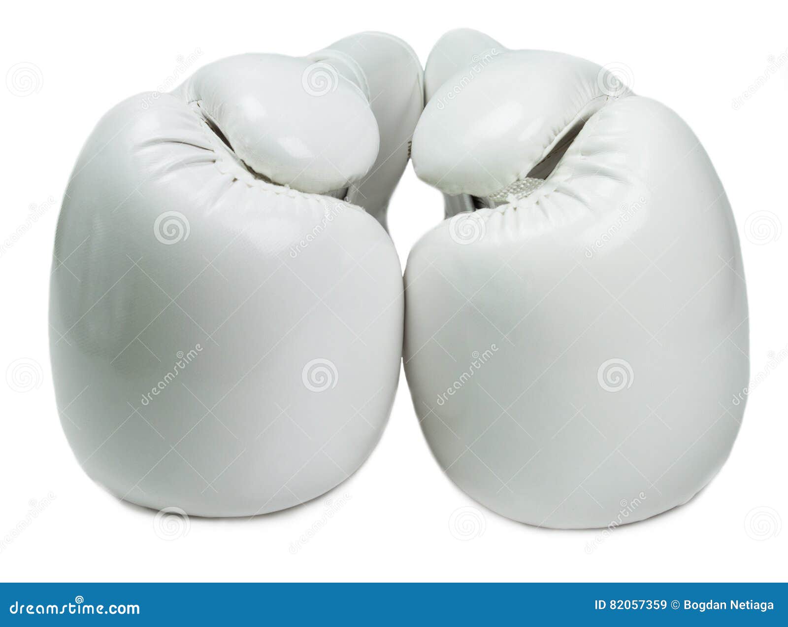 White Boxing Gloves Isolated on White Background Stock Image - Image of ...
