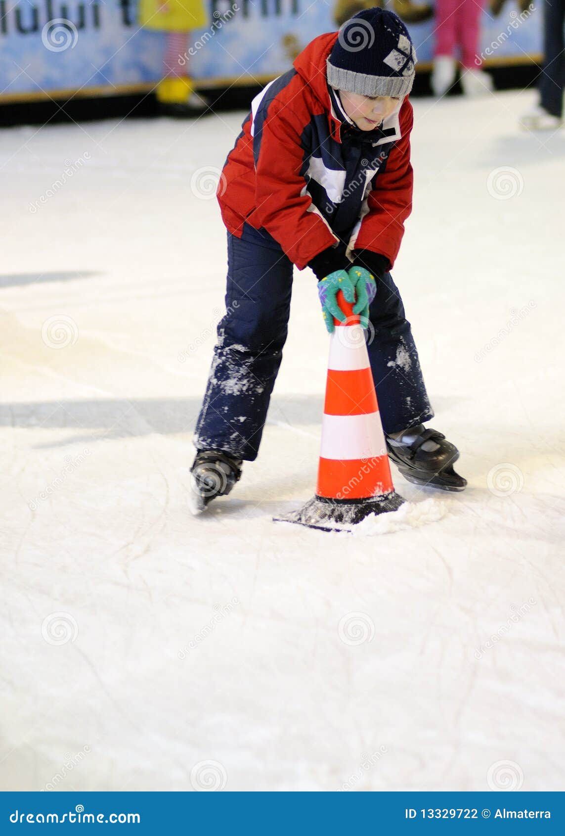 White Boy Skating and Learning Stock Photo - Image of afraid, equipment ...