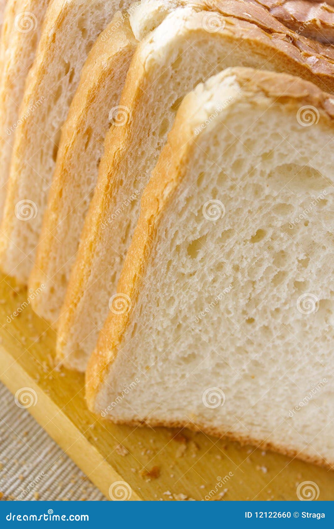 White bread stock photo. Image of fresh, snack, crust - 12122660