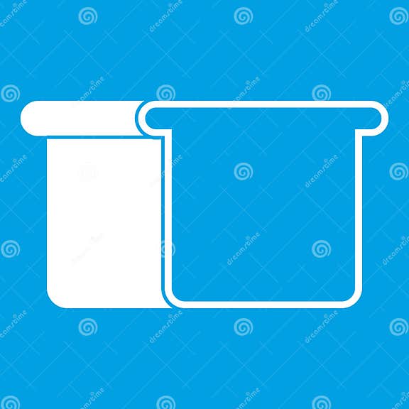 White bread icon white stock vector. Illustration of component - 97323149