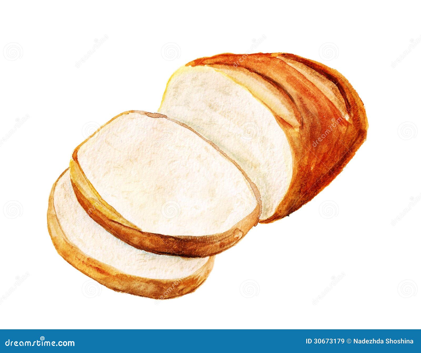 Bread Watercolour Stock Illustrations – 1,277 Bread Watercolour Stock ...