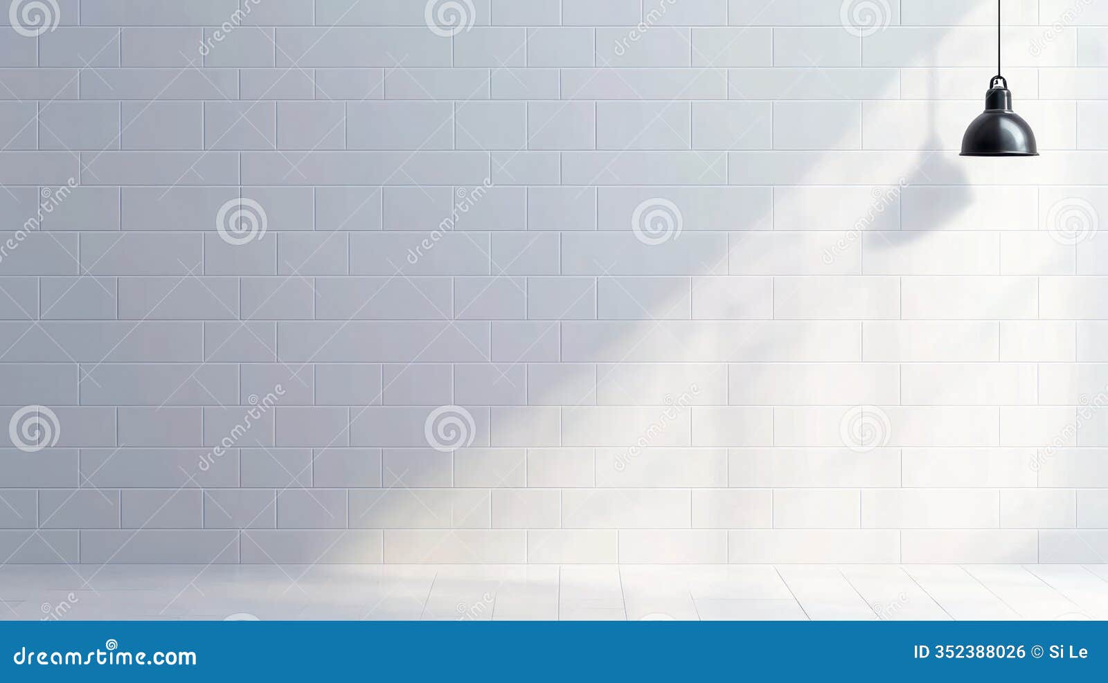 White Brick Subway Tile Wall Texture - Seamless Wide Background Banner ...