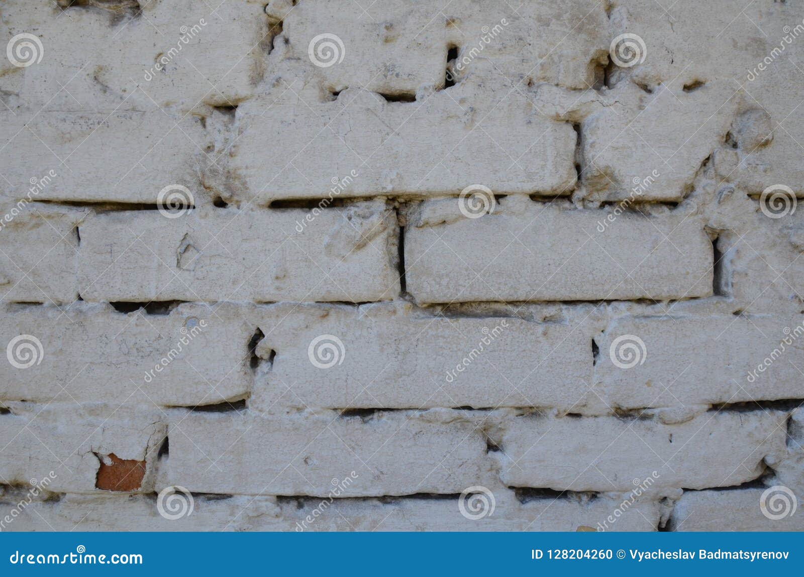 A White Brick Texture Zoomed Stock Photo - Image of grain, minor: 128204260