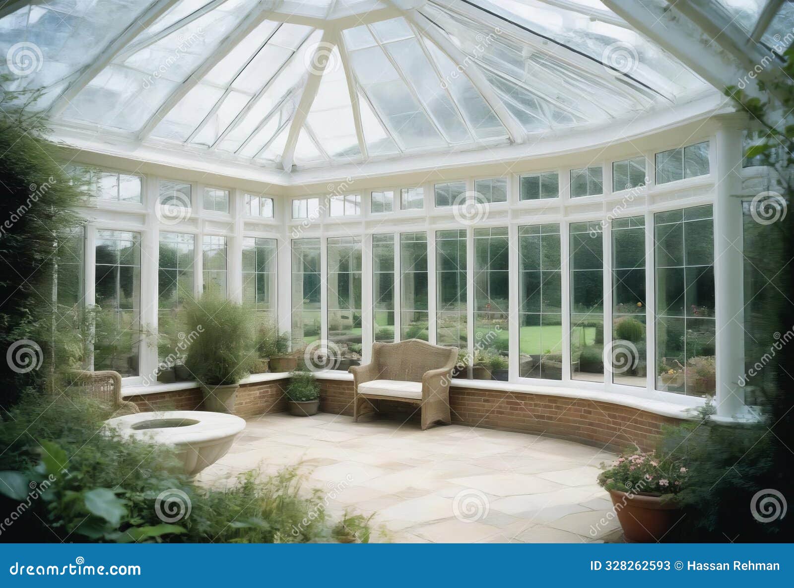 House With Conservatory Sketch Cartoon Vector | CartoonDealer.com ...