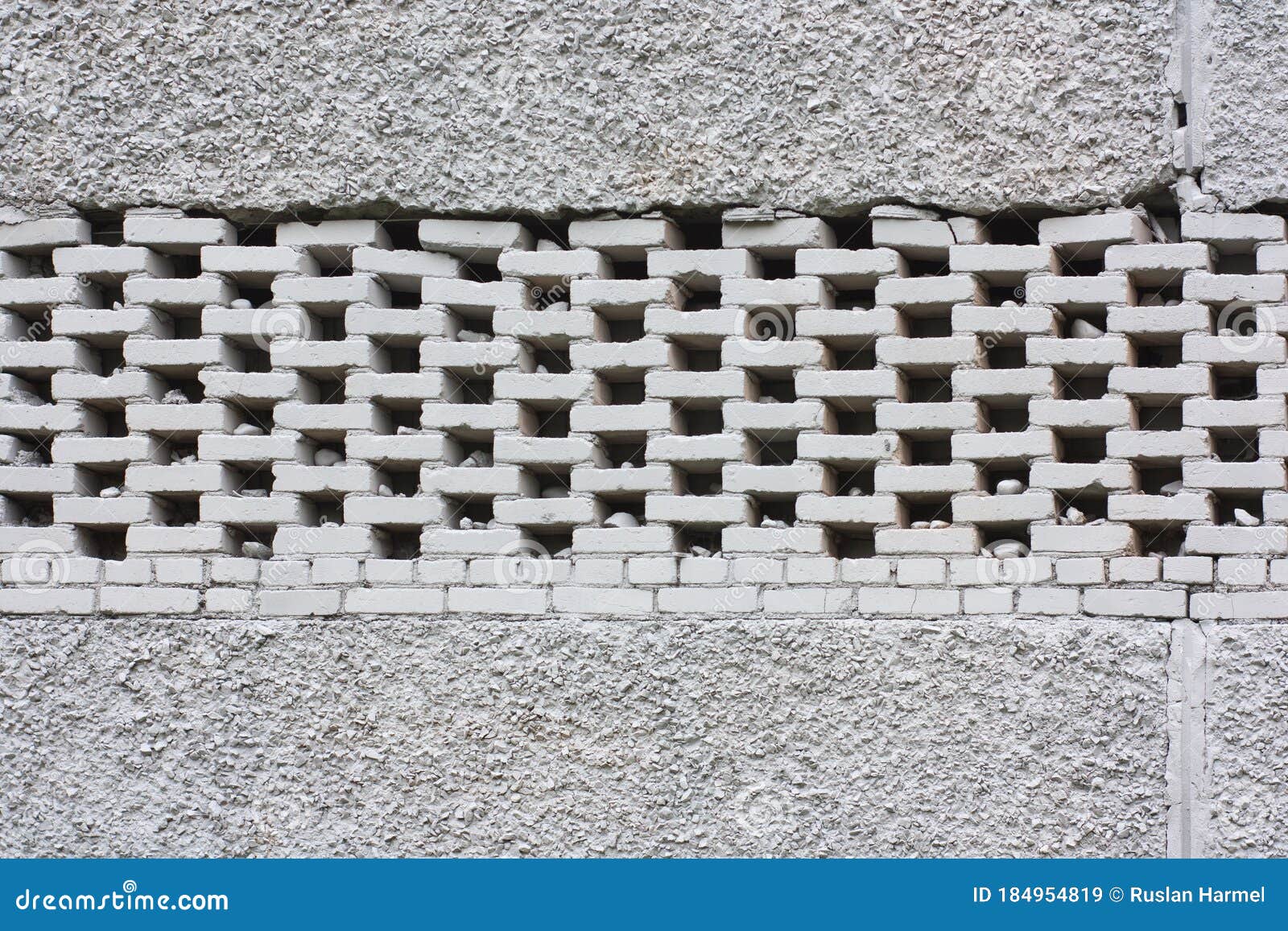 White Brick Wall Background. Neutral Texture of a Flat Brick Wall Close ...
