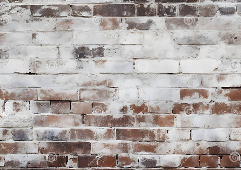 Distressed White Brick Wall Texture Background Stock Illustration ...