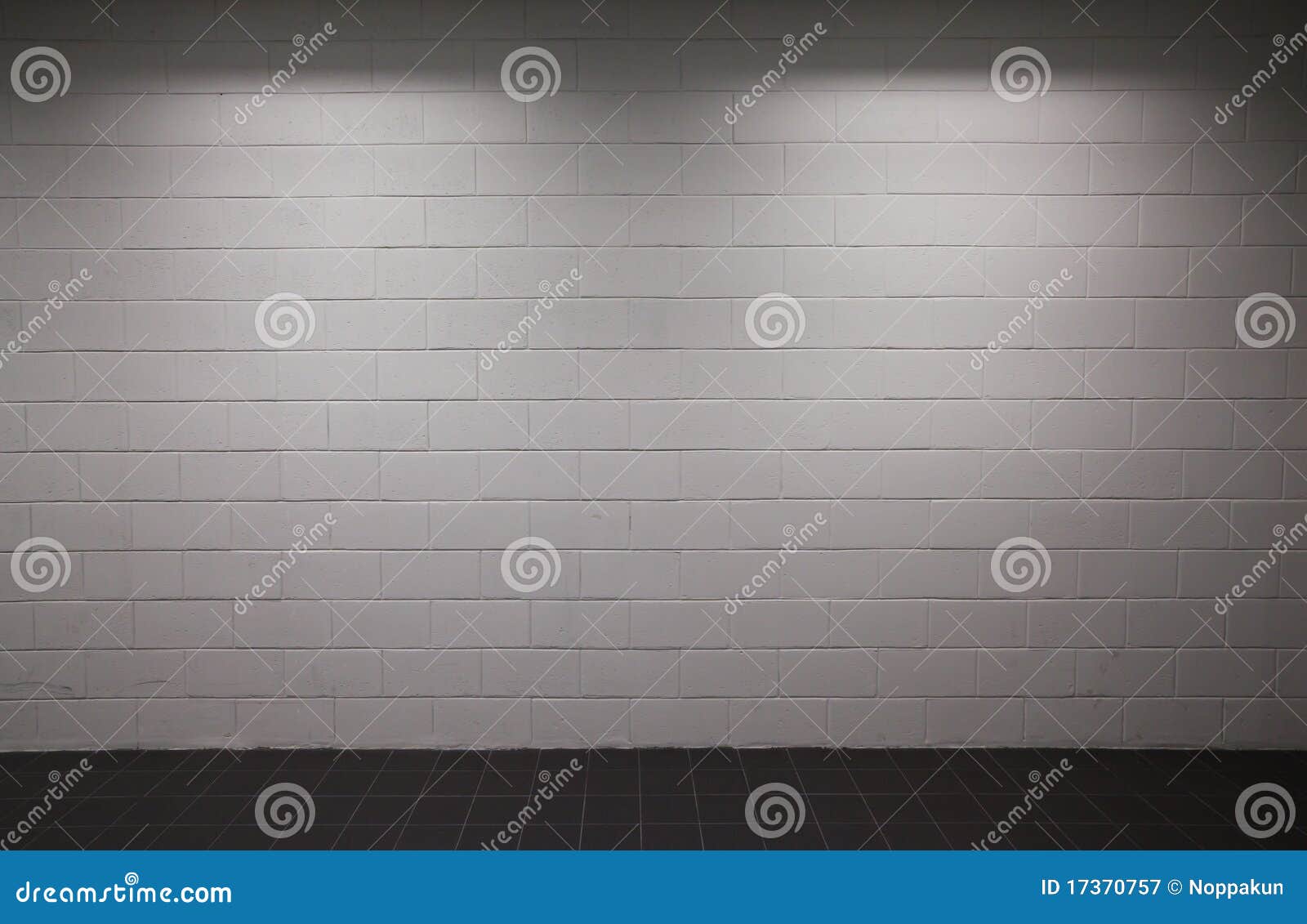 White Brick Wall With Dim Lighting Stock Image | CartoonDealer.com ...