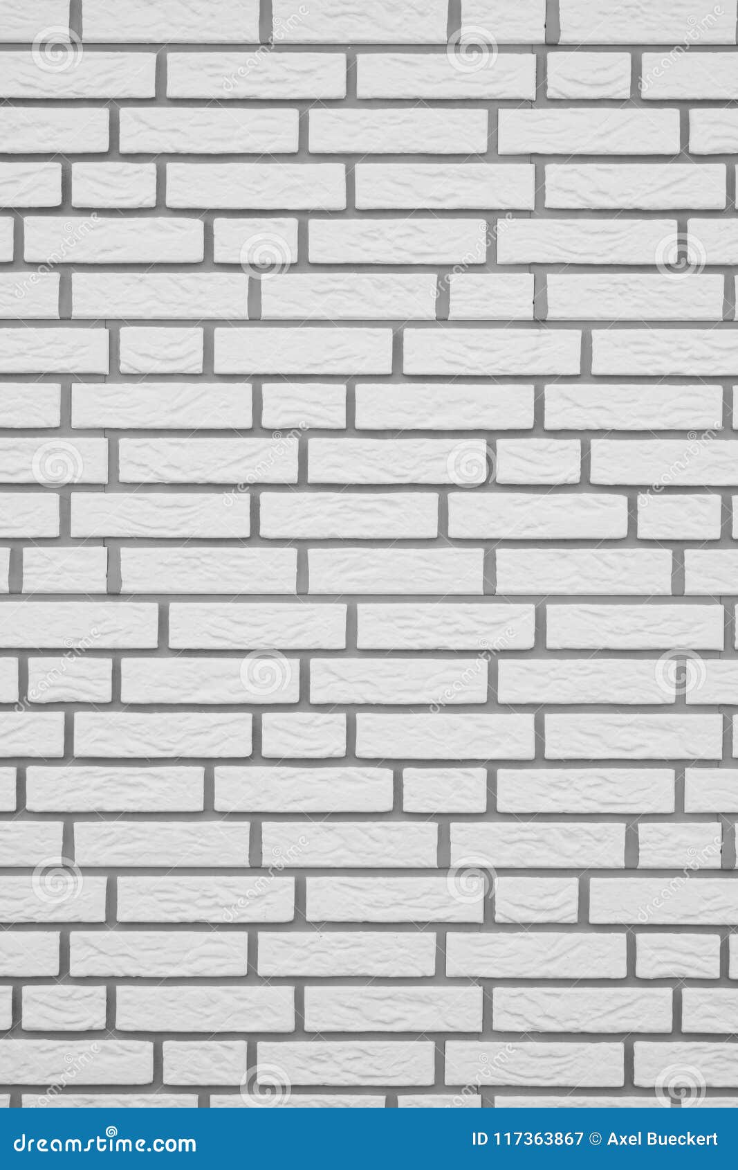White Brick Wall Vertical Background Stock Image - Image of solid ...