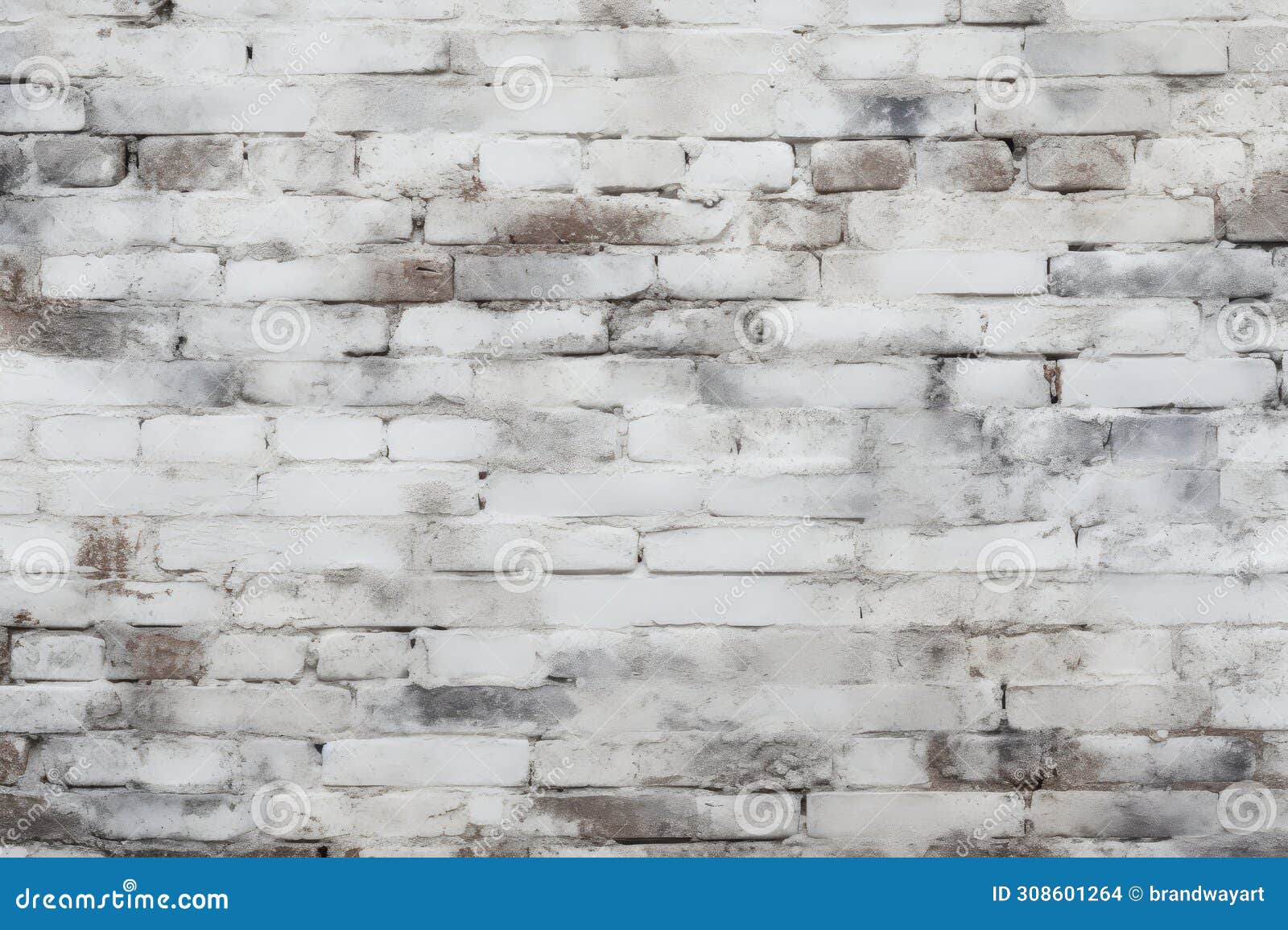 White Brick Wall without Mortar Lines Stock Illustration - Illustration ...