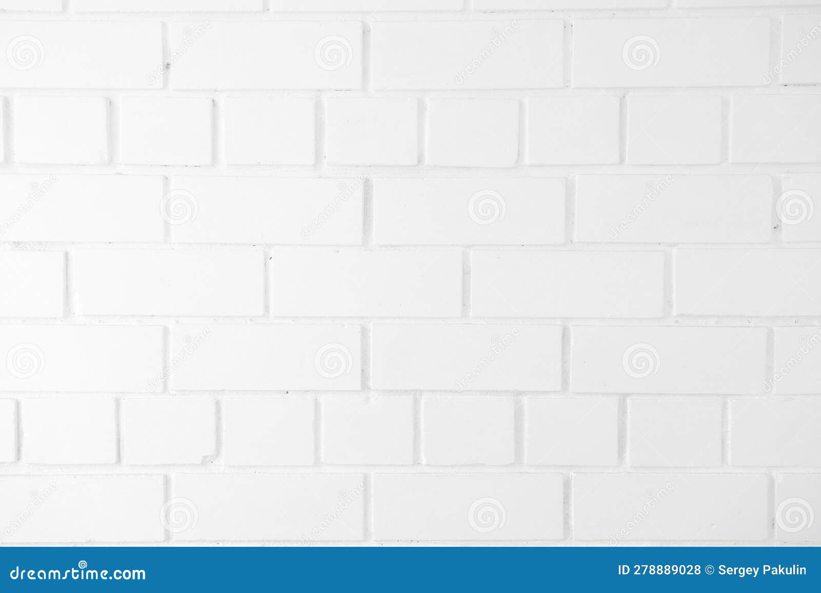 White Brick Wall. Solid Empty Background. Design Blank. Stock ...