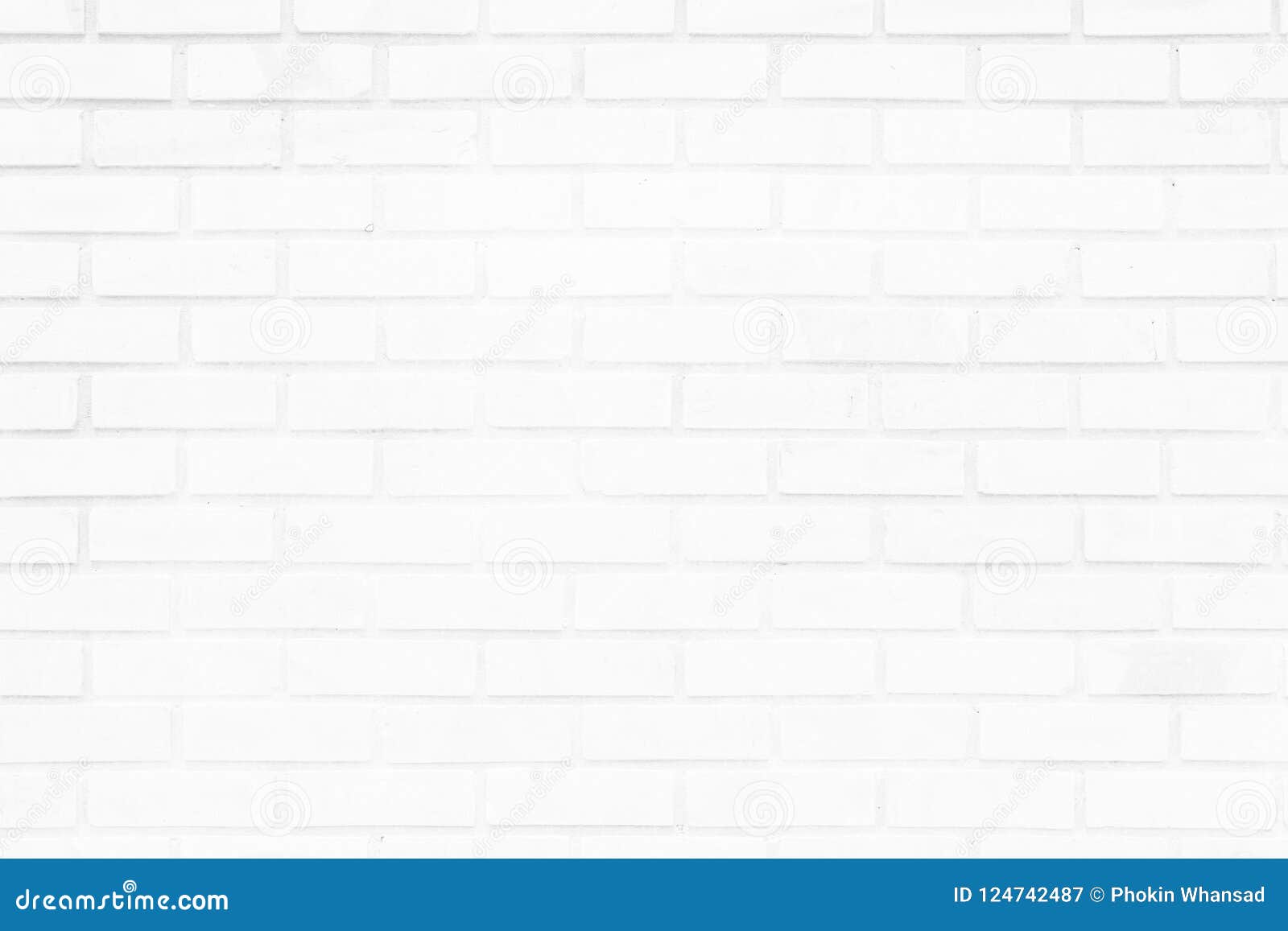 White Brick Wall Texture Background. Brickwork Or Stonework Flooring ...