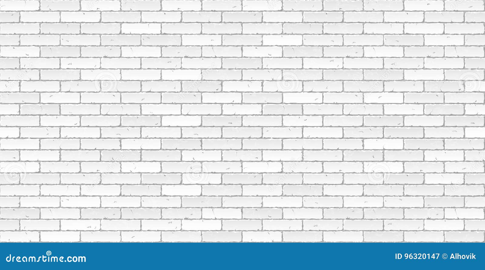 White Brick Wall Texture Seamless Vector Illustration.brick Seamless ...